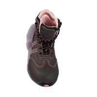 China Fashionable Work Safety Women Non Slip Shoes Light Weight Mental Free Sports Anti Smash for sale