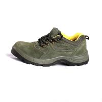 China Unisex PU Injection Safety Shoe Steel Toe Cap Slip Abrasion Resistance Comfortable EVA Insole for sale