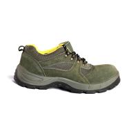 China Unisex PU Injection Safety Shoe Steel Toe Cap Slip Abrasion Resistance Comfortable EVA Insole for sale