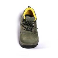 China Unisex PU Injection Safety Shoe Steel Toe Cap Slip Abrasion Resistance Comfortable EVA Insole for sale