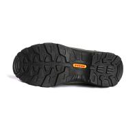 China Unisex PU Injection Safety Shoe Steel Toe Cap Slip Abrasion Resistance Comfortable EVA Insole for sale
