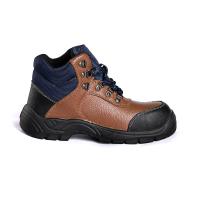 China Men'S Steel Toe Steel Plate Work Shoes Nubuck Leather Anti Puncture Anti Slip  Anti Static for sale