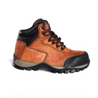 China OEM Slip Resistant Rubber Sole Protection Woodland Industrial Work Boots Steel Toe Men'S for sale