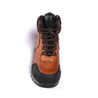 China OEM Slip Resistant Rubber Sole Protection Woodland Industrial Work Boots Steel Toe Men'S for sale