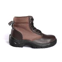 China Oil Water Resistant Men Industrial Groundwork Safety Shoes Anti Slip Steel Toe for sale