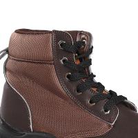 China Oil Water Resistant Men Industrial Groundwork Safety Shoes Anti Slip Steel Toe for sale