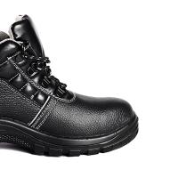 China Men Work Safety Boots Steel Toe Anti Smash Steel Plate Puncture Proof Construction Safety Shoes for sale