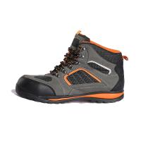 China Brand Men'S Industrial Shoe Works Light Weight Cowhide Uppers Leather Steel Toe Steel Plate for sale