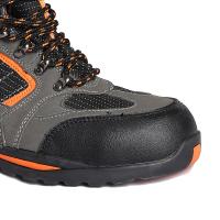 China Brand Men'S Industrial Shoe Works Light Weight Cowhide Uppers Leather Steel Toe Steel Plate for sale