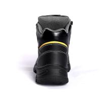 China CE Anti Static Safety Shoes Non Slip Oil Resistant Black Cow Leather Puncture Proof Steel Toe for sale