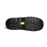 China Shengjie Embossed Cow Leather Ankle Protection Anti-Smash Steel Toe Puncture Proof Steel Sole Work Safety Shoes for sale