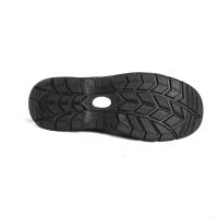 China Shengjie Steel Sole Steel Toe Anti-Smash Insert Safety Footwear Rubber/EVA Injection Outsole Side Elastic Safety Shoes for sale