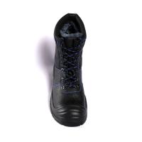 China Shengjie Black Footwear Lace Up Cut Steel Toe PU Sole Protection Shock Function Anti Slip Work Boots Safety Shoes for sale