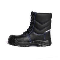 China Shengjie Black Footwear Lace Up Cut Steel Toe PU Sole Protection Shock Function Anti Slip Work Boots Safety Shoes for sale