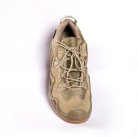 China Shengjie Casual Suede Cow Geniune Leather Breathable Soft Boots Fabric Mesh Upper with Metal Eyelets Outdoor Shoes for sale