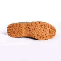 China Shengjie Casual Suede Cow Geniune Leather Breathable Soft Boots Fabric Mesh Upper with Metal Eyelets Outdoor Shoes for sale