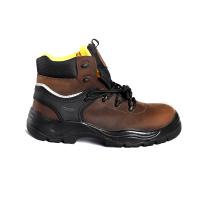 China Shengjie Footwear Lace Up Cut Steel Toe PU Sole Protection Shock Function Anti Slip Work Boots Safety Shoes for sale