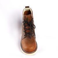China Safty Boots Men Industrial Shoes Workwear Genuine Leather Shoes Safety Boots Goodyear Welt Safety Shoes Footwear for sale