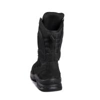 China Shengjie Brand Name OEM Breathable Black Hiking Walk Boots with Metal Eyelets High Standard Outdoor Shoes for sale