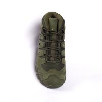 China Shengjie Footwear Factory Stylish Combat Low-top Boots Lightweight Breathable Upper Green Mesh Outdoor Shoes for sale