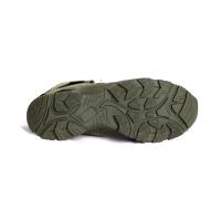 China Shengjie Footwear Factory Stylish Combat Low-top Boots Lightweight Breathable Upper Green Mesh Outdoor Shoes for sale