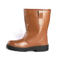 China Shengjie Footwear Customizable Work Shoes for Men Steel Toe Waterproof Anti-slip Work boots high cut shoes for sale