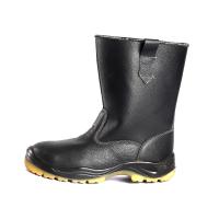 China Shengjie Black Footwear Customizable Work Shoes for Men Steel Toe Waterproof Anti-slip Work boots high cut shoes for sale
