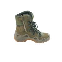 China Shengjie Hiker Boots Soft Metal Eyelets Light Mesh Lining Beige Fashion Walking for Hiking Unisex Outdoor Shoes for sale