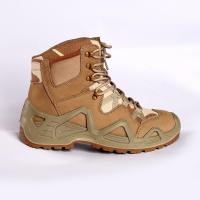 China Nubuck Oxford Fabric Mesh Upper / Outdoor Shoes With Lace Up And Rubber Outsole for sale