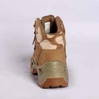China Nubuck Oxford Fabric Mesh Upper / Outdoor Shoes With Lace Up And Rubber Outsole for sale