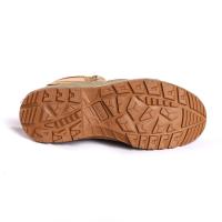 China Nubuck Oxford Fabric Mesh Upper / Outdoor Shoes With Lace Up And Rubber Outsole for sale