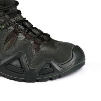 China Shengjie Breathable Lace Up Fabric Mesh Suede Cow Leather Upper Hiking Boots Anti Static Metal Eyed Outdoor Shoes for sale