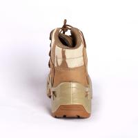 China Shengjie Breathable Mesh Fabric Light Cow Leather Boots with Durable PU Rubber Outsole High Quality Outdoor Shoes for sale
