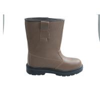 China Shengjie Steel Toe Cap Lace Up Cut Safe Boots With Anti Slip And Shock Absorbing PU Sole Heel Protect Safety Shoes for sale