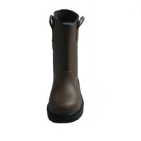 China Shengjie Steel Toe Cap Lace Up Cut Safe Boots With Anti Slip And Shock Absorbing PU Sole Heel Protect Safety Shoes for sale