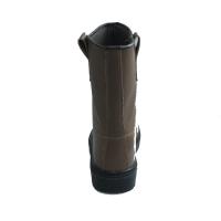 China Shengjie Steel Toe Cap Lace Up Cut Safe Boots With Anti Slip And Shock Absorbing PU Sole Heel Protect Safety Shoes for sale