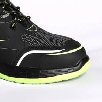 China Kevlar Midsole Flyknit Puncture Resistant Safety Footwear with MD / EVA Outsole for sale