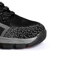 China Fly Knit Steel Toe Anti Slip Shock Absorption Safety Shoes With Kevlar Midsole for sale