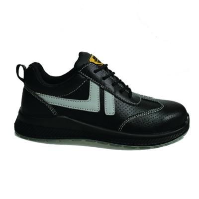 China Work Boots Labor Protective Footwear Anti-smash Comfortable Microfiber Leather Safety Shoes for sale