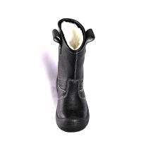 China Black Footwear Lace Up Cut Steel Toe PU Sole Protection Shock Function Anti Slip Work Boots Safety Shoes for sale