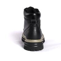China Shengjie Breathable Cow Leather Unisex Protection Boots With Slips Water Resistant Rubber Sole Goodyear Safety Shoes for sale