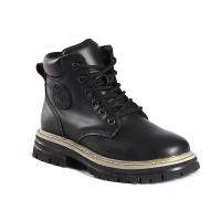 China Shengjie Breathable Cow Leather Unisex Protection Boots With Slips Water Resistant Rubber Sole Goodyear Safety Shoes for sale