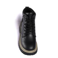 China Shengjie Breathable Cow Leather Unisex Protection Boots With Slips Water Resistant Rubber Sole Goodyear Safety Shoes for sale