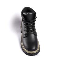 China Shengjie Breathable Cow Leather Unisex Protection Boots With Slips Water Resistant Rubber Sole Goodyear Safety Shoes for sale