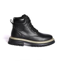 China Shengjie Breathable Cow Leather Unisex Protection Boots With Slips Water Resistant Rubber Sole Goodyear Safety Shoes for sale