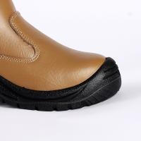 China Genuine Leather Upper Metal Protection Safety Shoes with Steel Toe and Steel Plate for sale