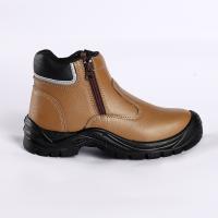 China Genuine Leather Upper Metal Protection Safety Shoes with Steel Toe and Steel Plate for sale