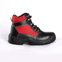 China Heat Resistant Steel Toe Safety Shoes with PU Outsole and Breathable Mesh Lining for sale