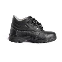 China Unisex Safety Shoes with Steel Toe for Heat Protection Genuine Leather OEM CE Customized Work Boots for sale