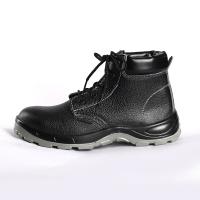 China Factory Genuine Leather Breathable Work Boots with Mesh Lining and EVA Insole Safety Shoes for sale